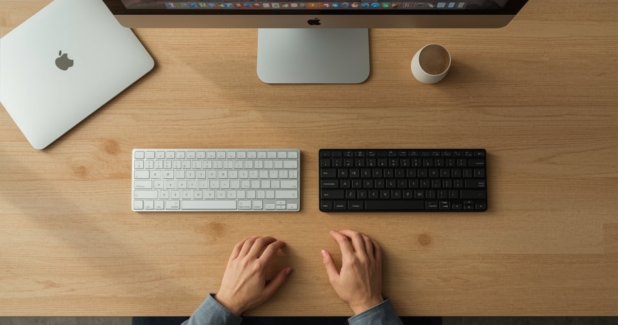 Apple Magic Keyboard ir Logitech MX Keys klaviatūrų palyginimas ...